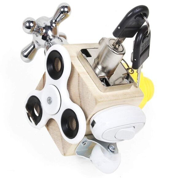 Toys | Kebege Busy Cubefor Kidsbusy Board For Toddlers Fidget Toy Cube ...